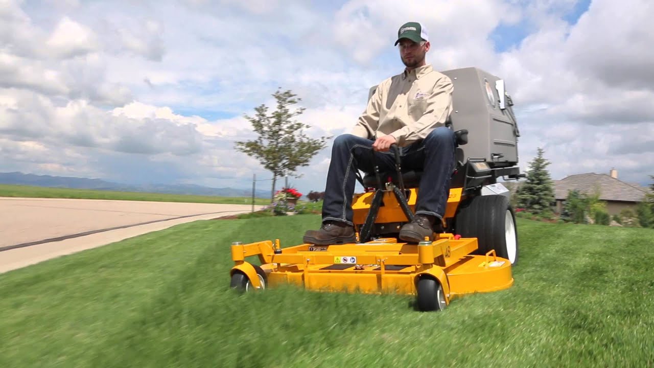 Walker Mowers Model T in Action - YouTube