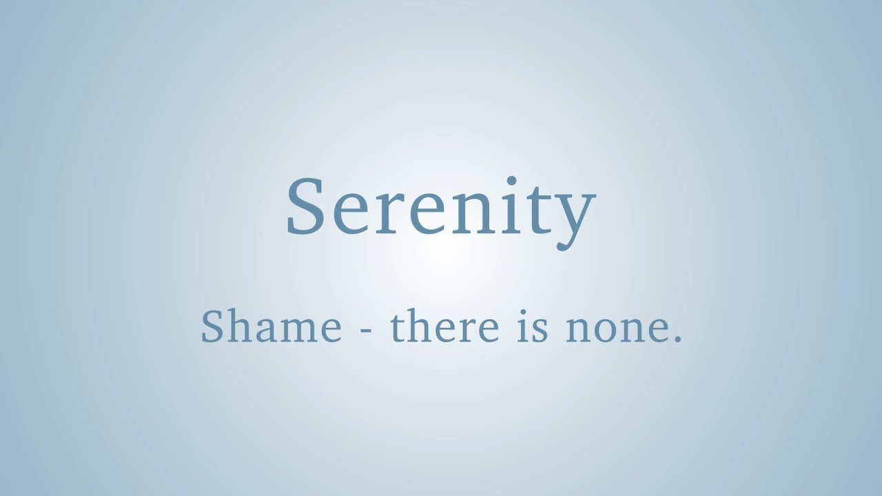 Shalvah Means Serenity. Shande - There is None. - YouTube