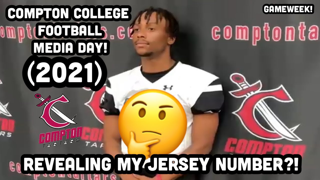 Compton College Football Media Day! (REVEALING MY JERSEY NUMBER!) - YouTube