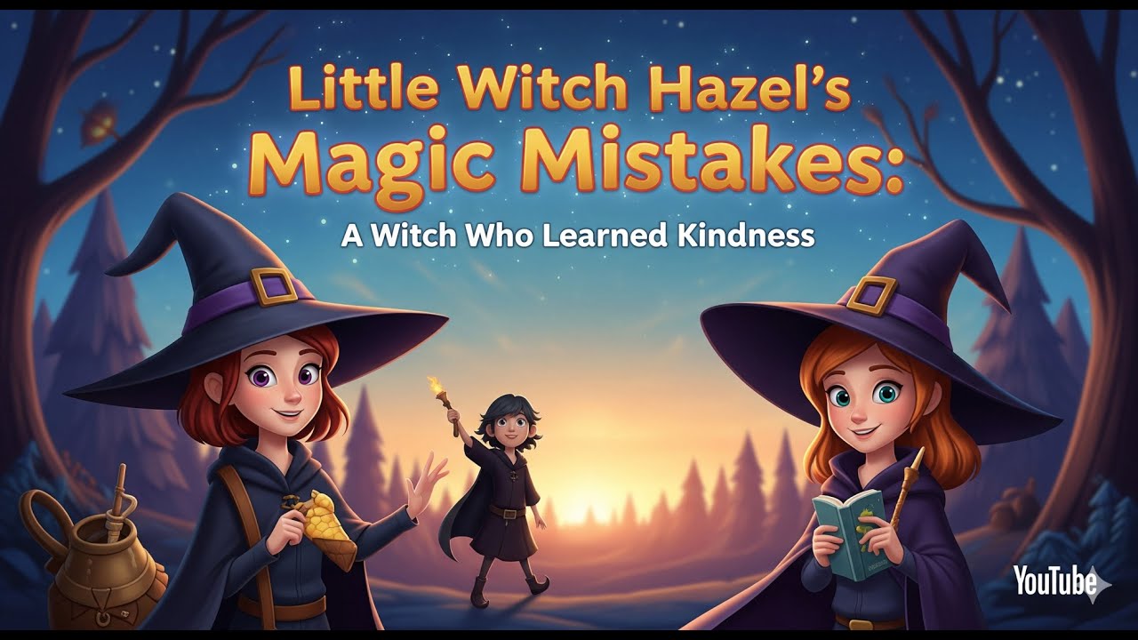 Little Witch Hazel’s Magic Mistakes | A Witch Who Learned Kindness 🧙‍♀️ ...