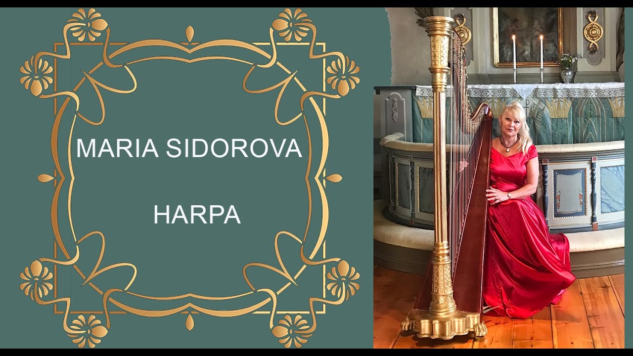 J. S. Bach. Prelude for lute BWV 999 C Minor. Maria Sidorova harpa ...