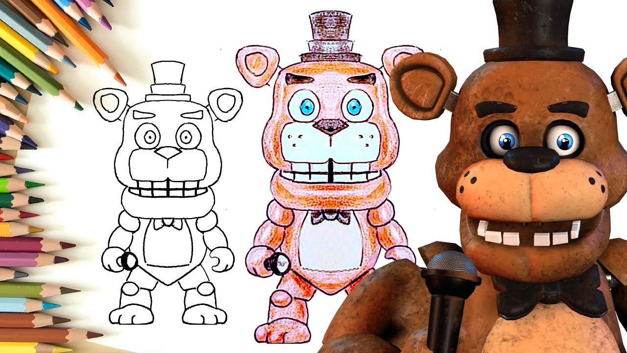 How To Draw CUTE | FREEDY FAZBEAR | FNAF | FIVE NIGHTS AT FREDDY - YouTube