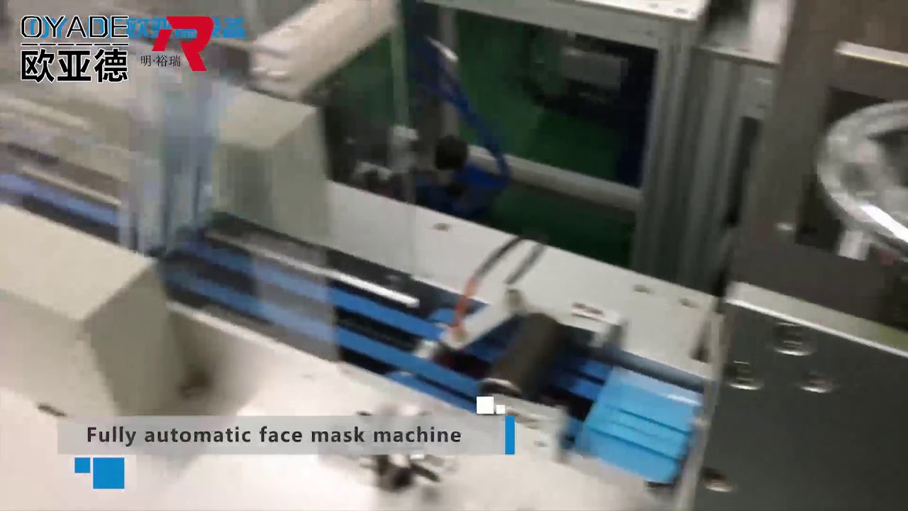 Fully automatic face mask machine - YouTube