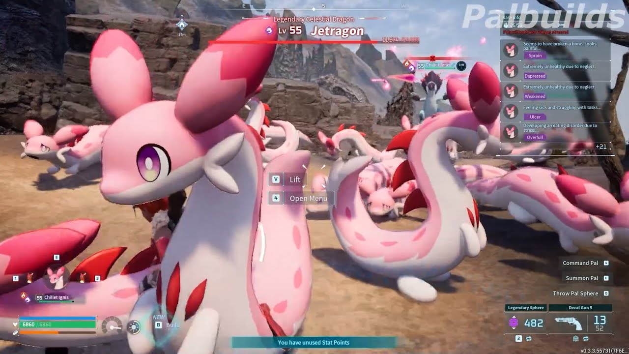 Chillet Ignis Vs. All Bosses in Palworld! | Palbuilds - YouTube