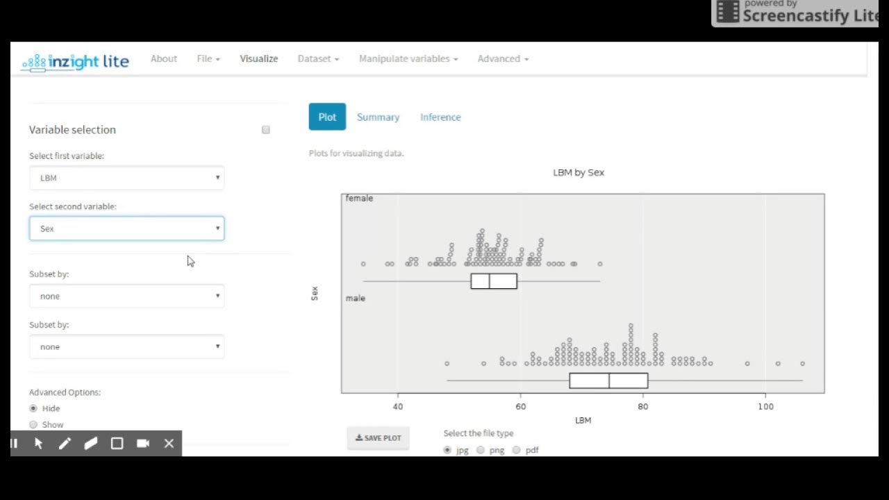 Uploading data into INZight lite - YouTube
