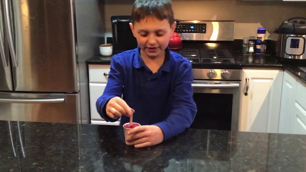 Ryan and Hunter Make Raspberry Fruit Punch Popsicles Part 1 - YouTube
