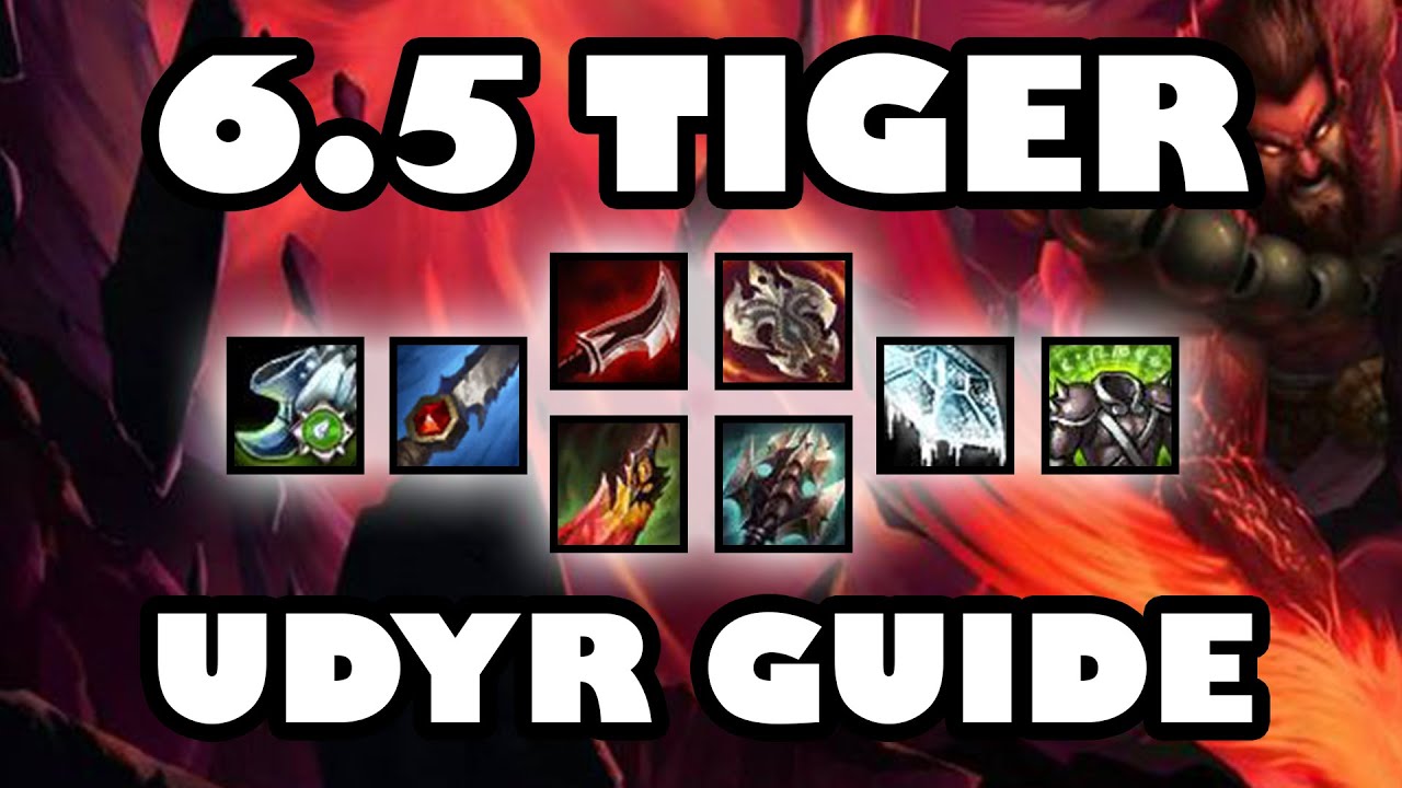 Maximum Burst Damage | Tiger Udyr Jungle Guide [6.5] - YouTube