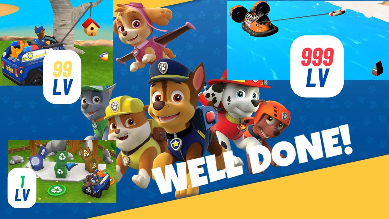 Paw Patrol game play Chase mission - YouTube