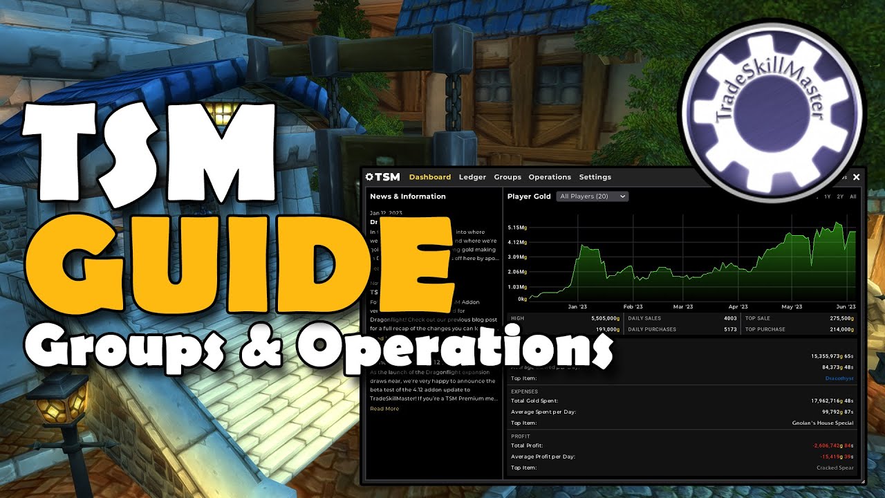 Beginners TSM Guide Basic Groups & Operations World of Warcraft - YouTube