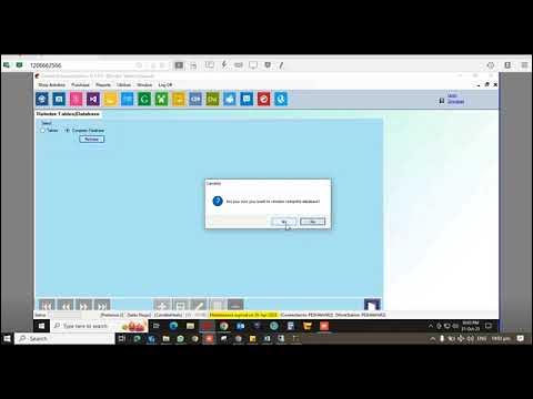 How to Reindex the database in candela - YouTube