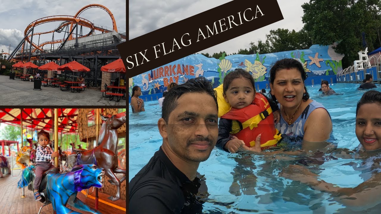Thrilling Experience at Six Flag America | Must visit Theme Park - YouTube