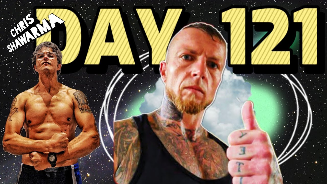 100 2-pump burpees and squat chasers on day 121. Shout-out to ...