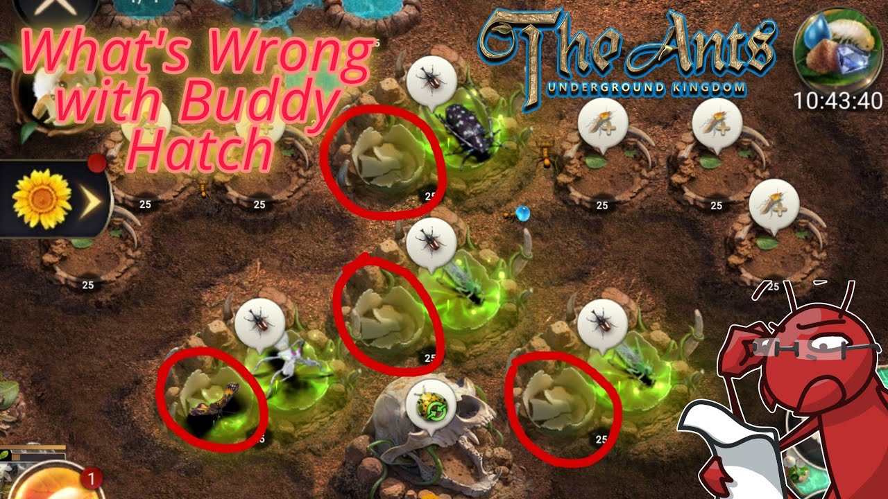 What's Wrong with New Buddy Helper Hatch | The Ants Underground kingdom ...