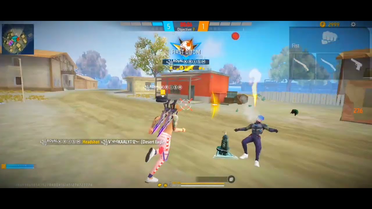 free fire chalenge with 1 headshot ☠️.only desert .......@New_ff_krish ...