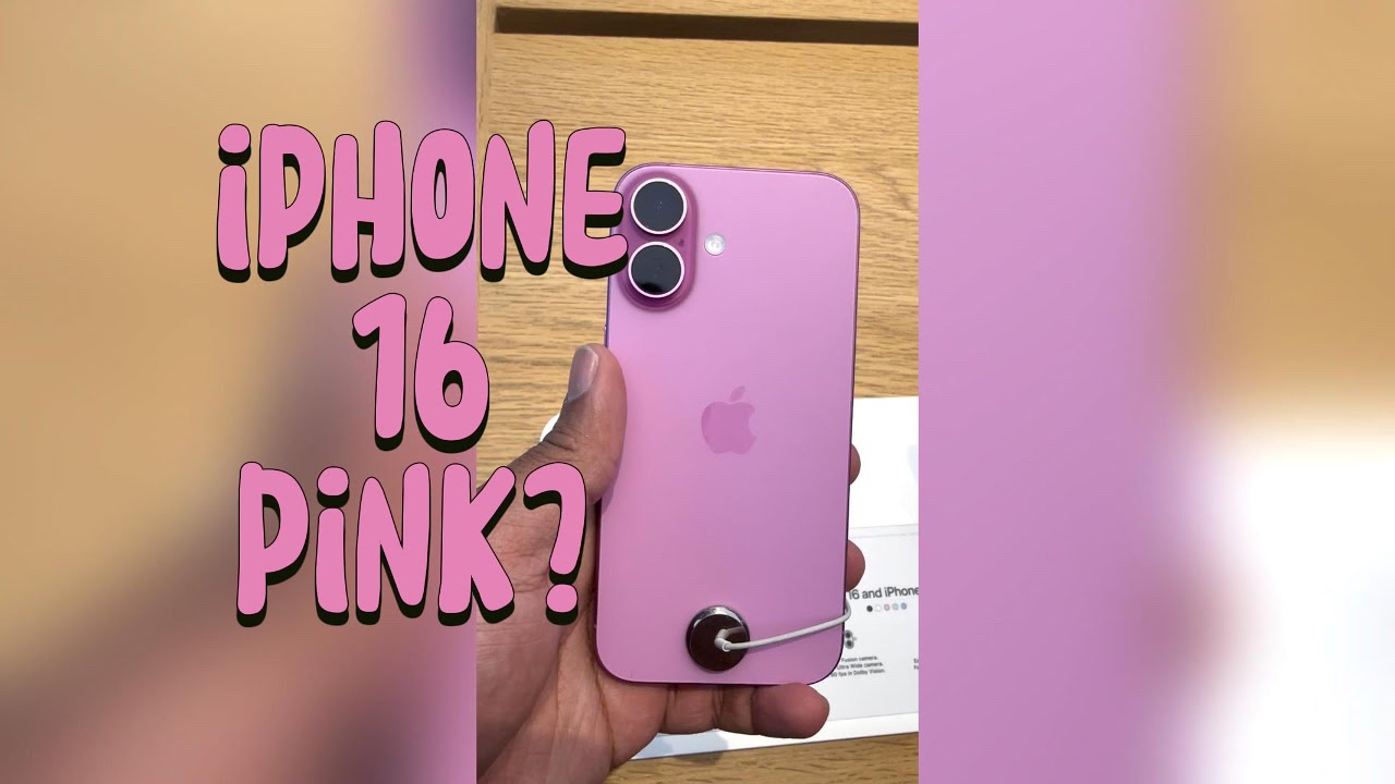 iPhone 16 Pink Hands-On! First Look at the Stunning New Color 💖 - YouTube