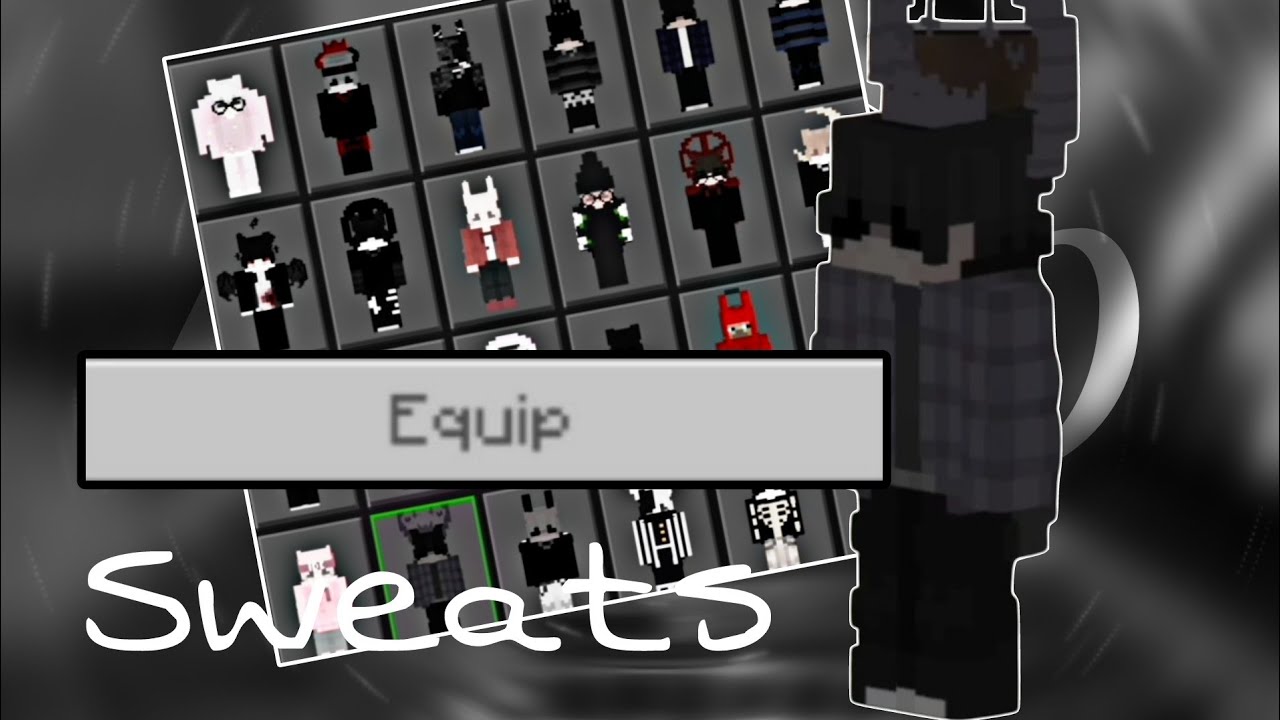 sweat Cosmetics skin pack for MCBE works on hive (1.19+) - YouTube