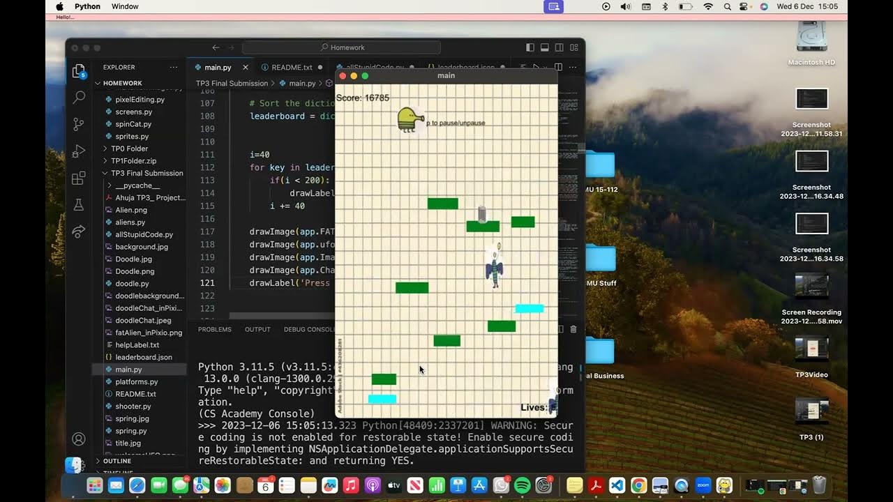 Sanya Ahuja 15-112 Term Project Video - YouTube