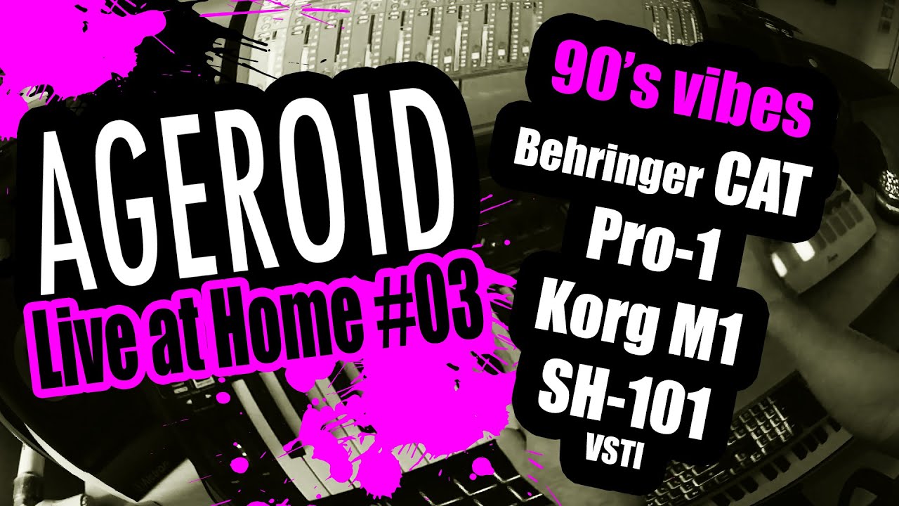 90's vibe, Live, Ableton, Launchpad, Behringer Cat, LPD8, Ageroid, Live ...