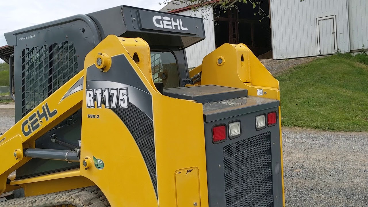 2015 Gehl RT175 Compact Tracked Loader: Walk-Around Inspection Video ...