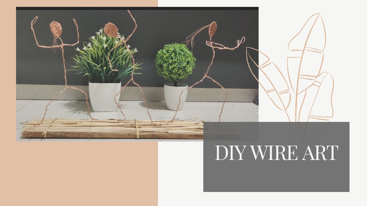 DIY- WIRE ART #homedecor - YouTube