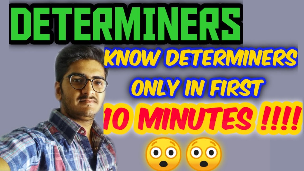 Determiners for class 7 | Know about determiners | learn the uses with ...