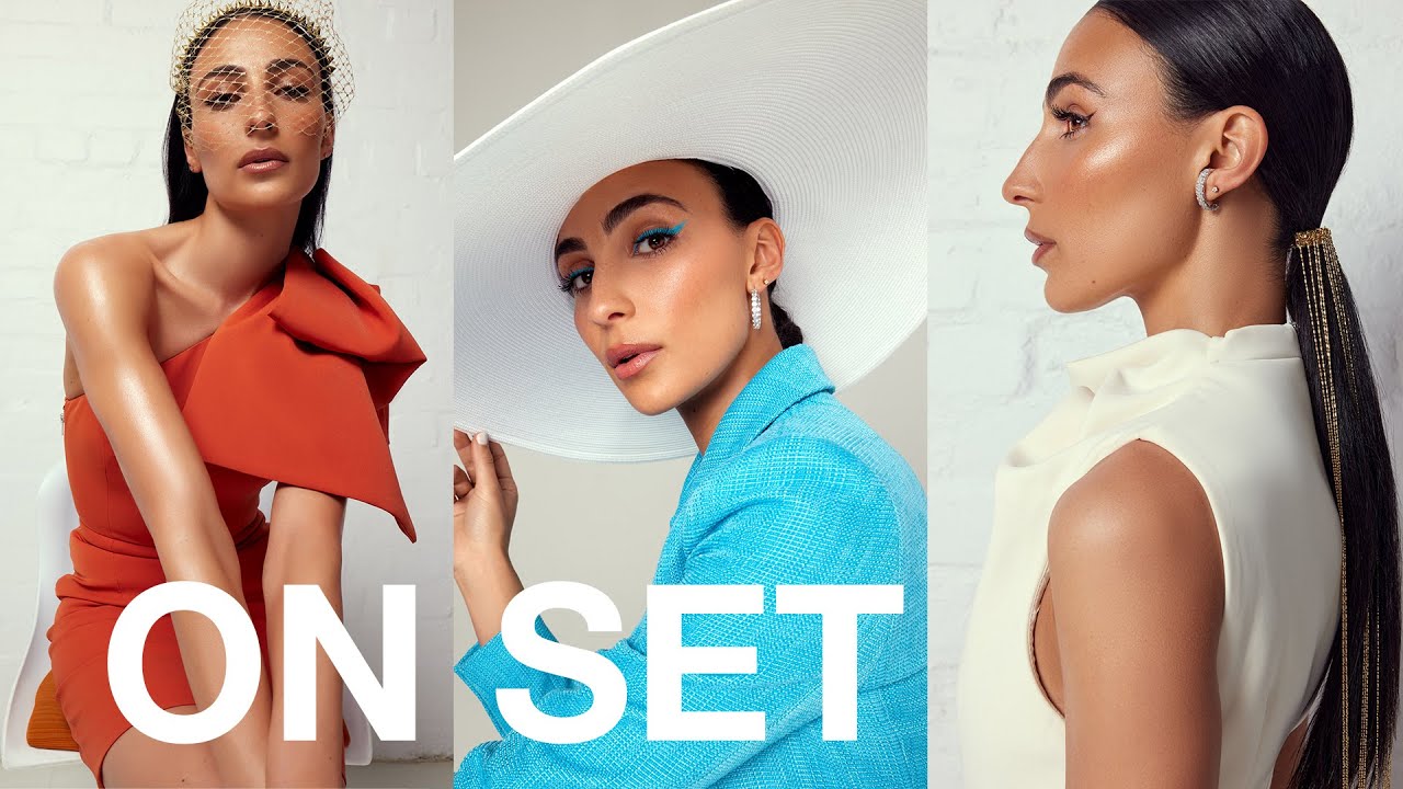 ON SET | Studio Fashion Shoot with a 1 Light Setup - YouTube