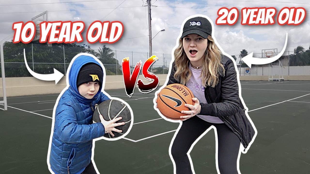 10 year old EXPOSES 20 year old in 1 v 1! - YouTube