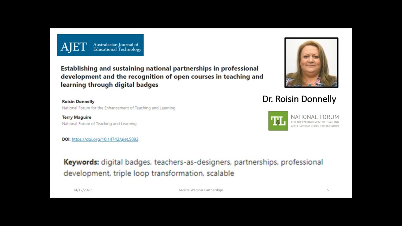 ASCILITE Live!: Partnerships 4 scaled online learning & unbundling the ...