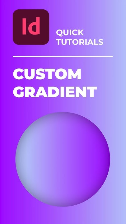 Custom gradients in Indesign - Tutorial #branding #adobe #design #indesign #gradient #tutorial ...