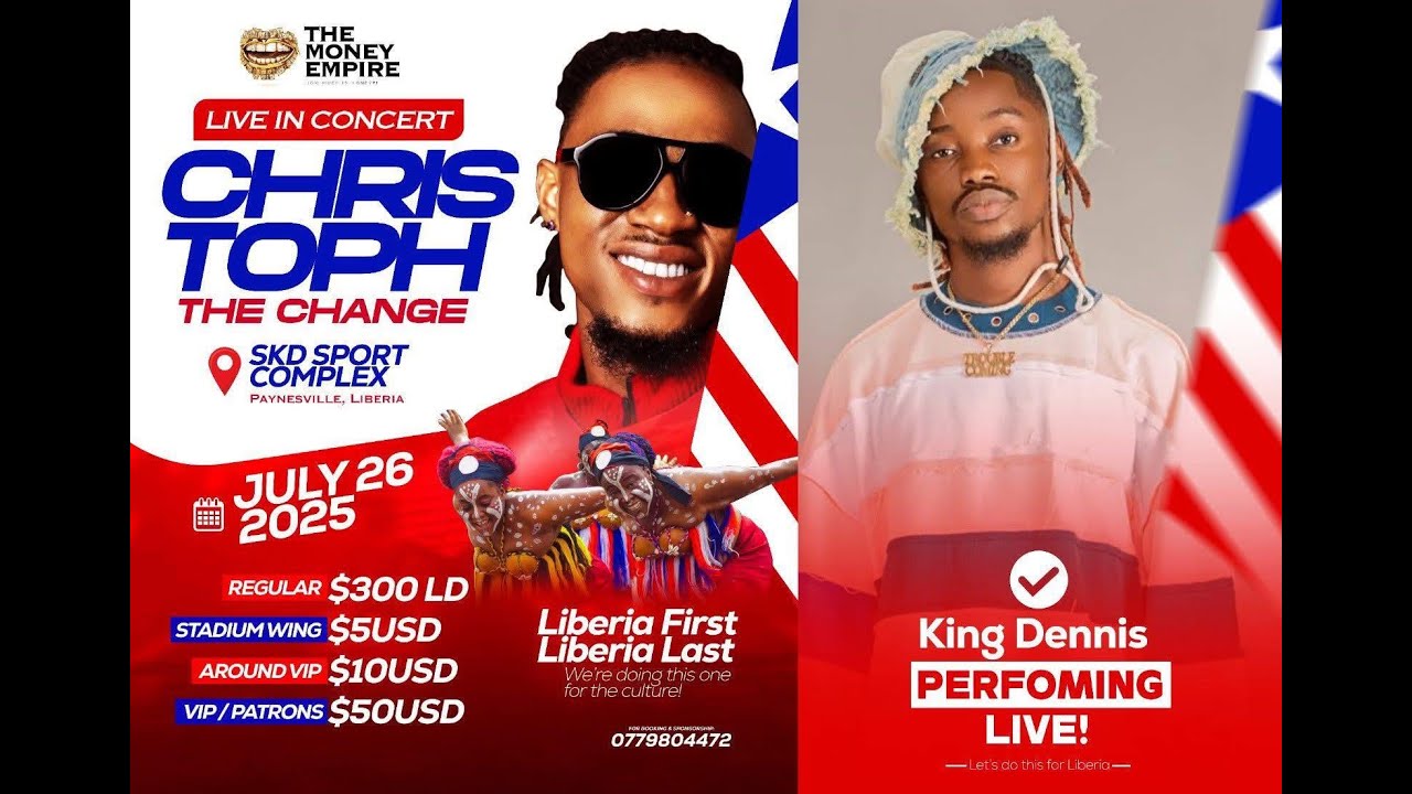 Liberia Trending Artists King Dennis and others Live Performance at ...