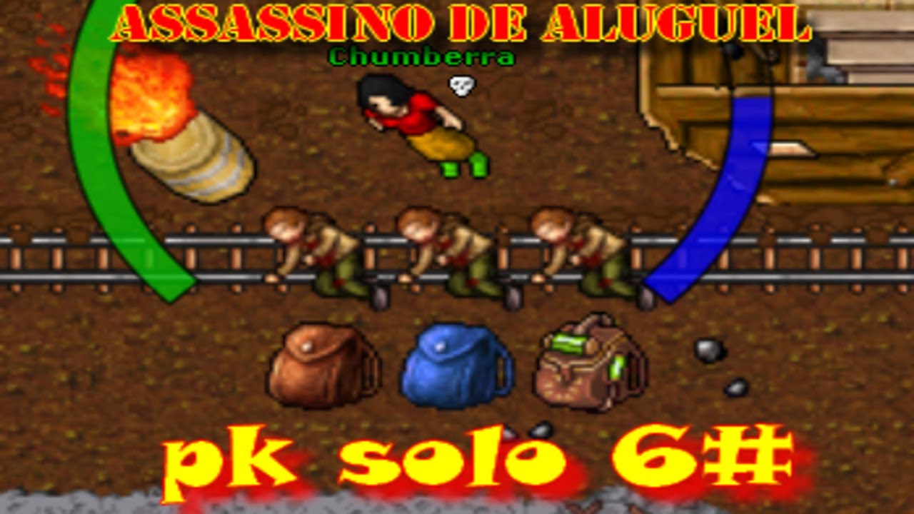 TIBIA PK SOLO 6# QUELIBRA ASSASSINO DE ALUGUEL! - YouTube