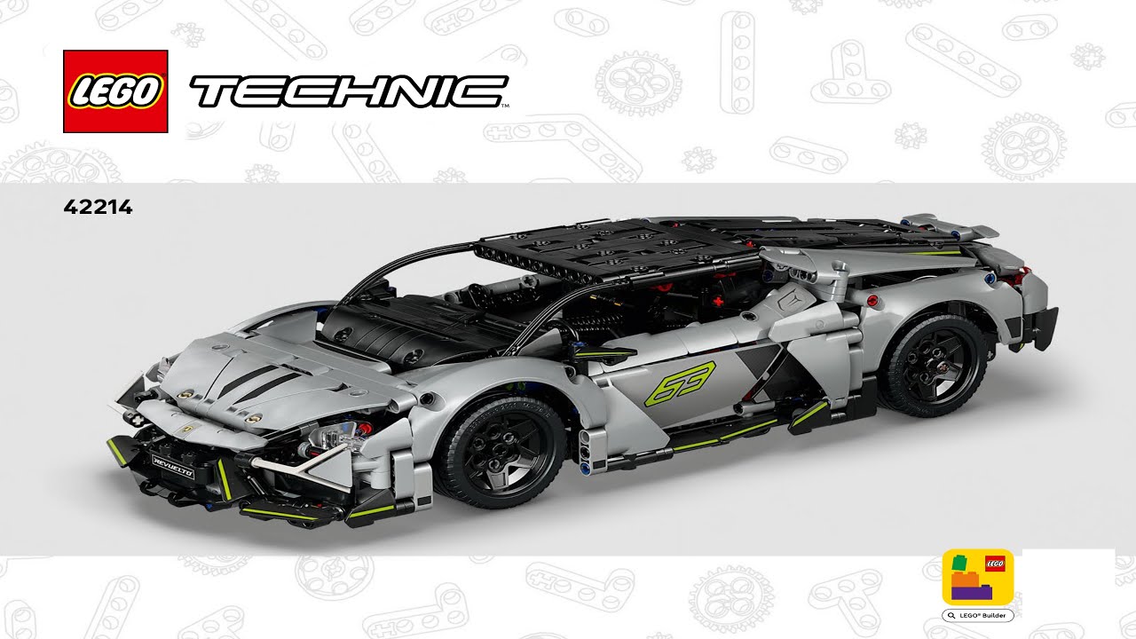LEGO Instructions - Technic - 42214 - Lamborghini Revuelto - Licensed ...