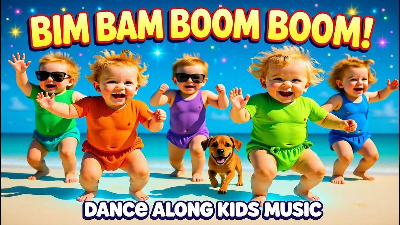 Bim Bam Boom Boom 💃 Fun Dance Along Song for Kids - YouTube