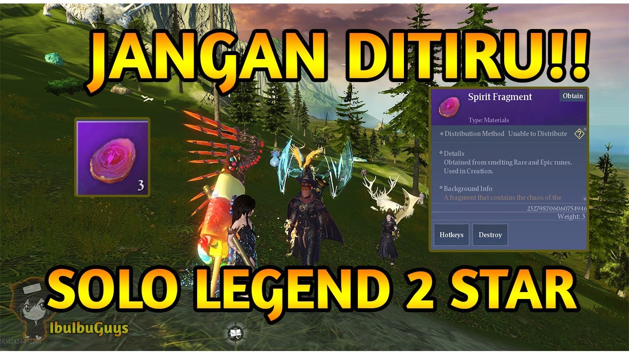 SOLO LEGEND 2 STAR || Chimeraland IbuIbuGuys(103) - YouTube