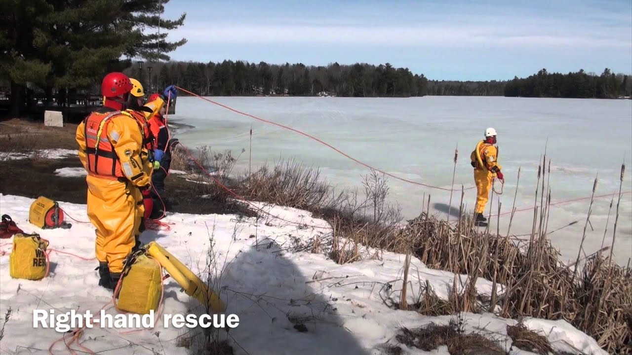 Ice Water Rescue Training March 13, 2016 - YouTube