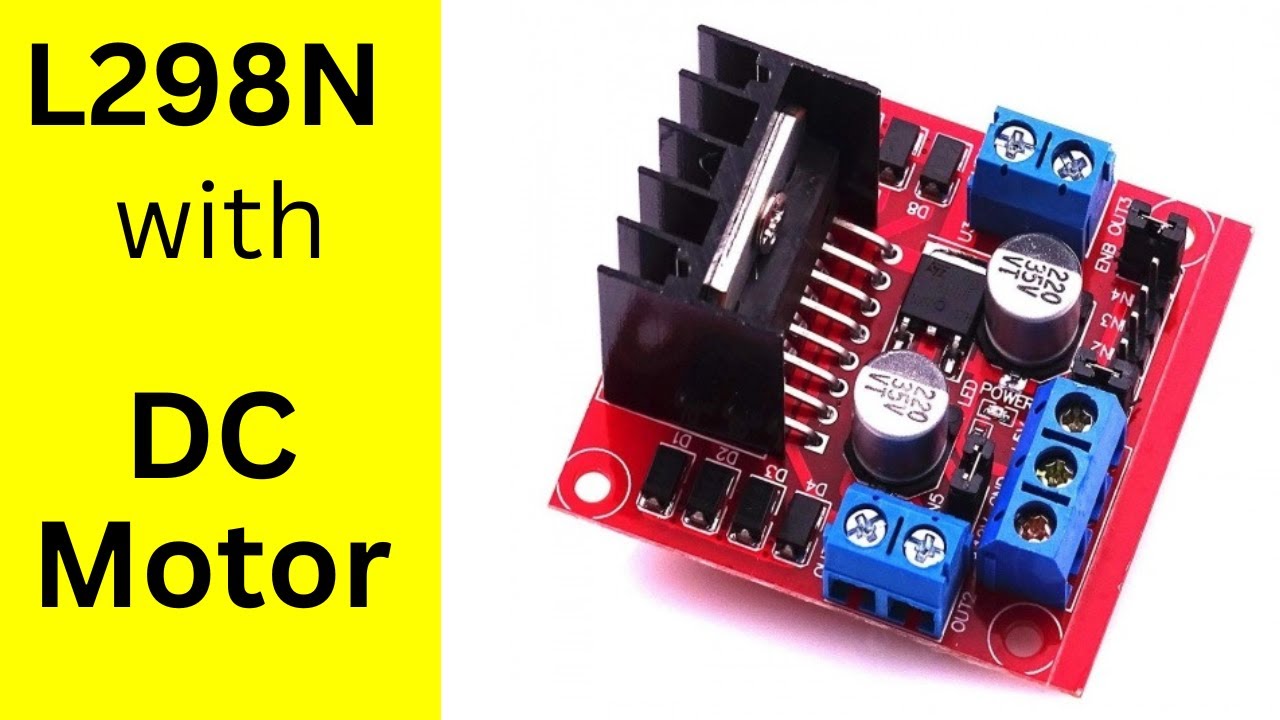 L298n Motor Driver Module With Dc Motor H Bridge Driver Youtube