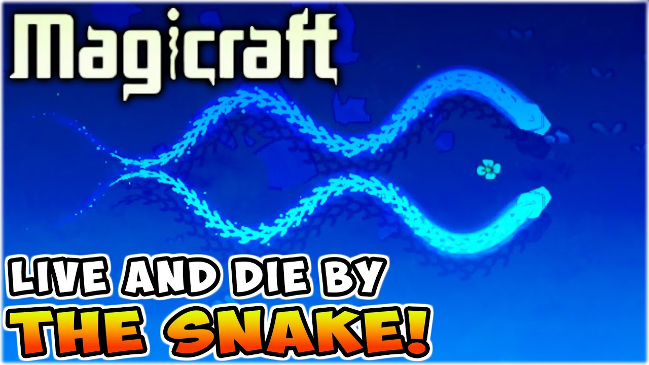 Making A Ridiculous Amount of Snakes with Lasers - Magicraft - YouTube