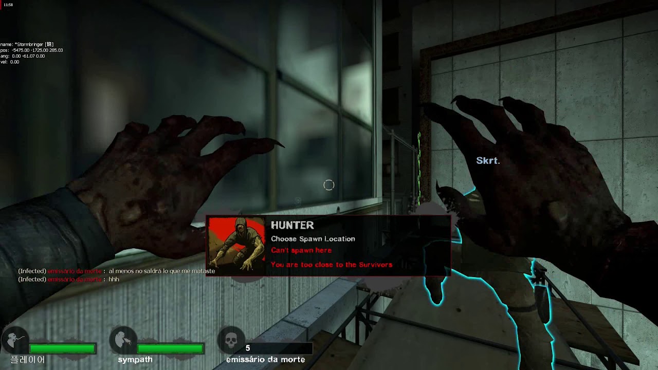Left 4 Dead Hunter Gameplay