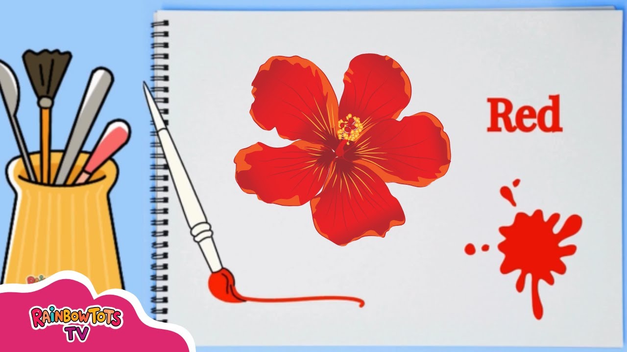 Painting Colors Song | Rainbow Tots TV Nursery Rhymes - YouTube