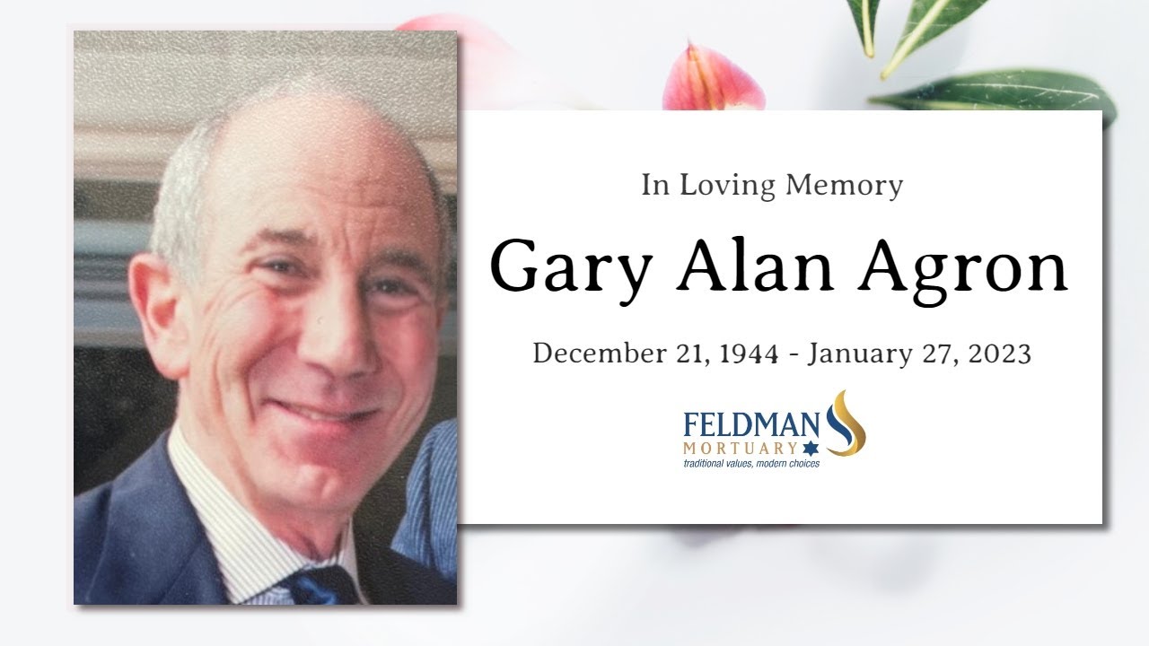 Funeral Service of Gary Agron - YouTube