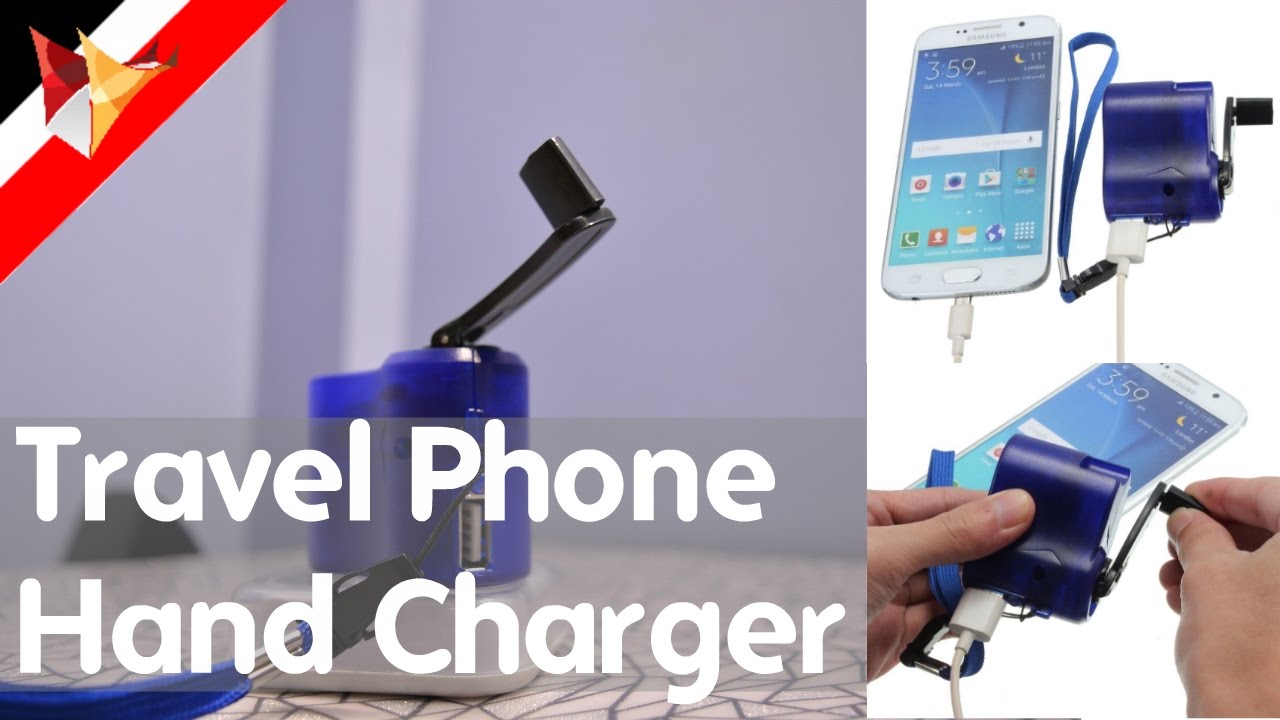 Hand Power Portable Charger for Your Smartphone | No Power Required ...