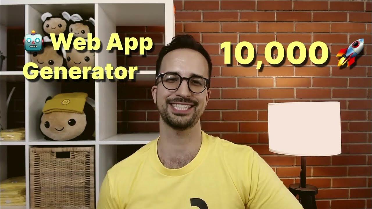GPT Web App Generator - 10,000 apps created in a month: Matija Sosic - YouTube