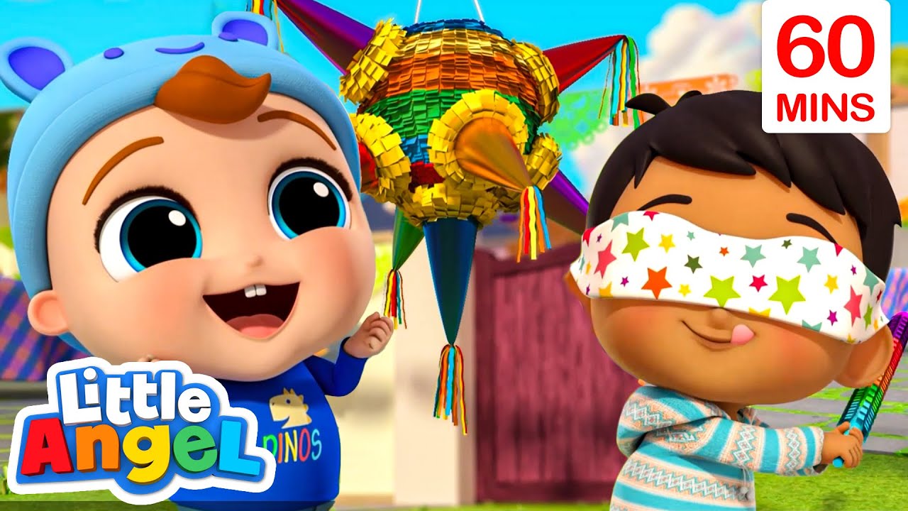 Break the Pinata | Kids Learn! | Nursery Rhymes | Sing Along - YouTube