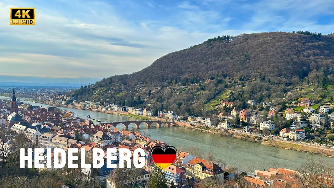 Heidelberg 🇩🇪 Germany 🏰 4K Panoramic Walking Tour | 4K HDR - YouTube