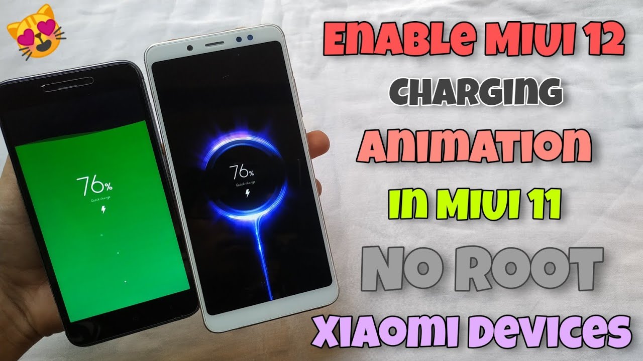 Enable - MIUI 12 Charging Animation In MIUI 11 Device | Redmi 5A,6A ...