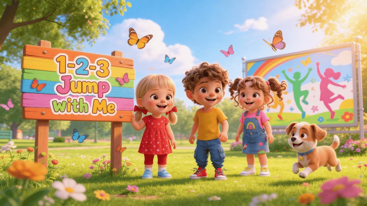 1-2-3 Jump with Me - Joyful Adventures Await! 🌈 | @nanchuchuchannel ...