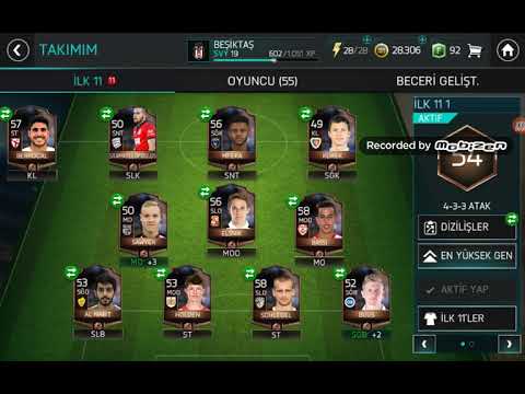 Fifa mobile en yüksek genli kadrom