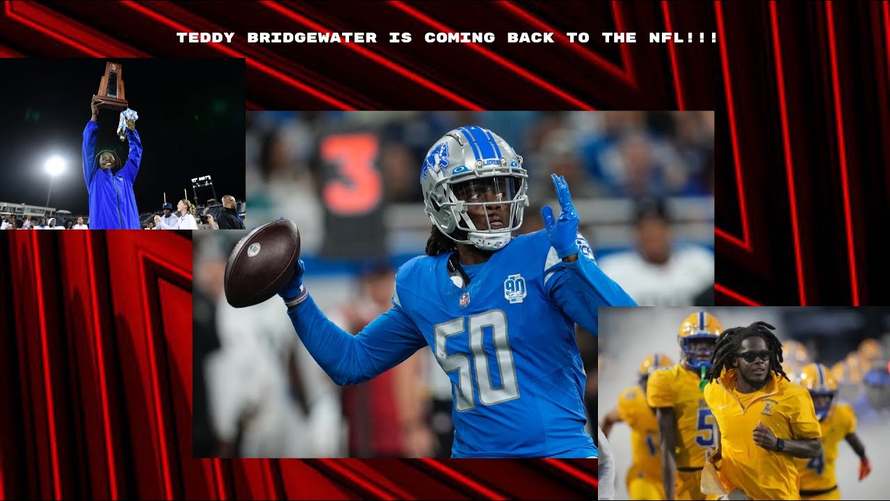 Teddy Bridgewater RETURNS back to the NFL after coaching high school ...