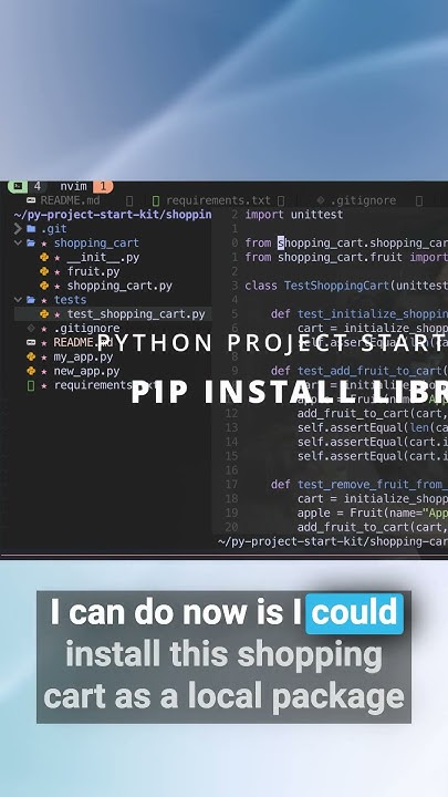 🐍 Editable Pip Install For A Python Package ~ Basic Example Starter