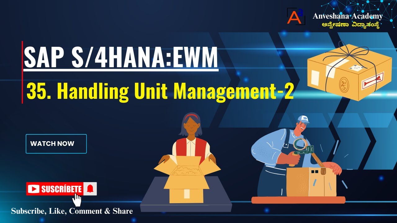 35. SAP S/4HANA:EWM-Handling Unit Management-2 - YouTube
